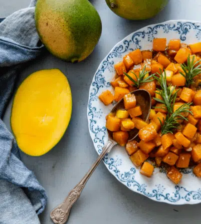 Mango and Plantain Flambé - Mango.org