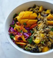 Arroz De Mango Con Ensalada Simple - Mango.org